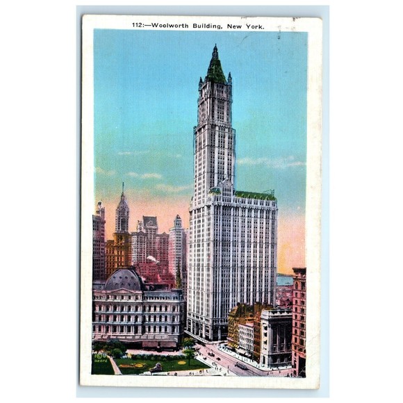 American Vintage | Office | Vintage Postcard Woolworth Building New ...